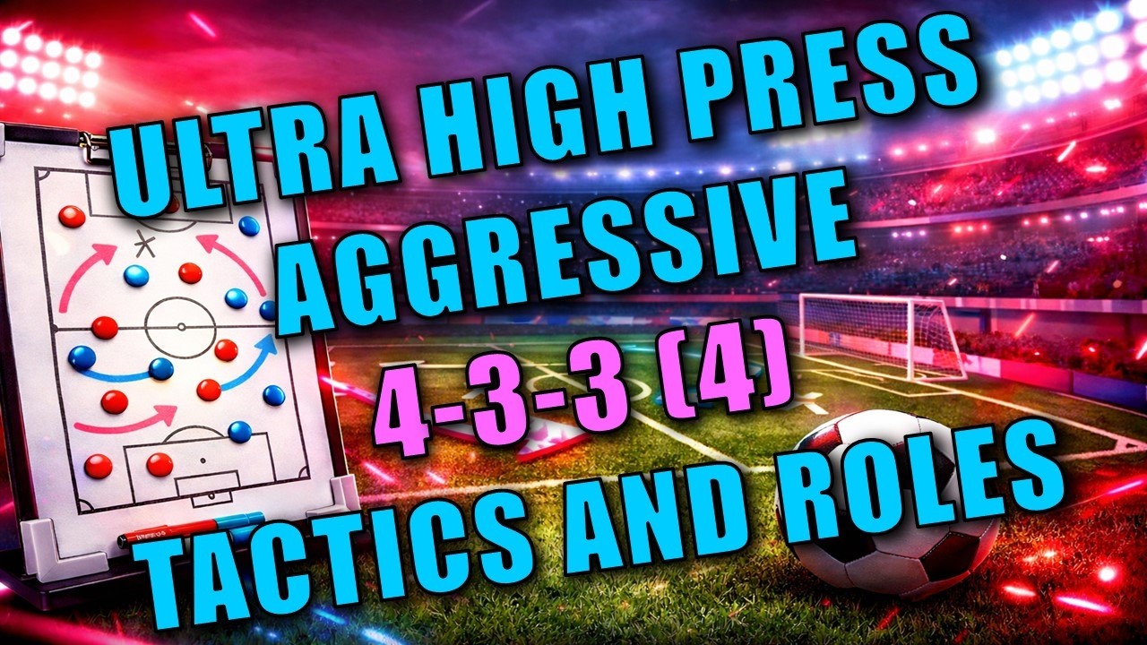 UNREAL HIGH PRESS AND AGGRESSIVE 433(4) TACTICS AND ROLES IN FC26 | IN ...