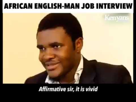 African English Man - YouTube