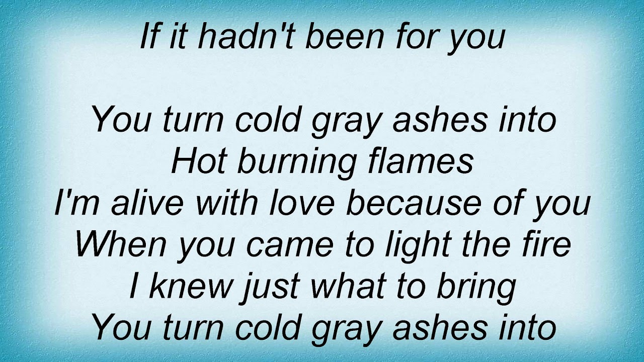 George Strait - Hot Burning Flames Lyrics - YouTube