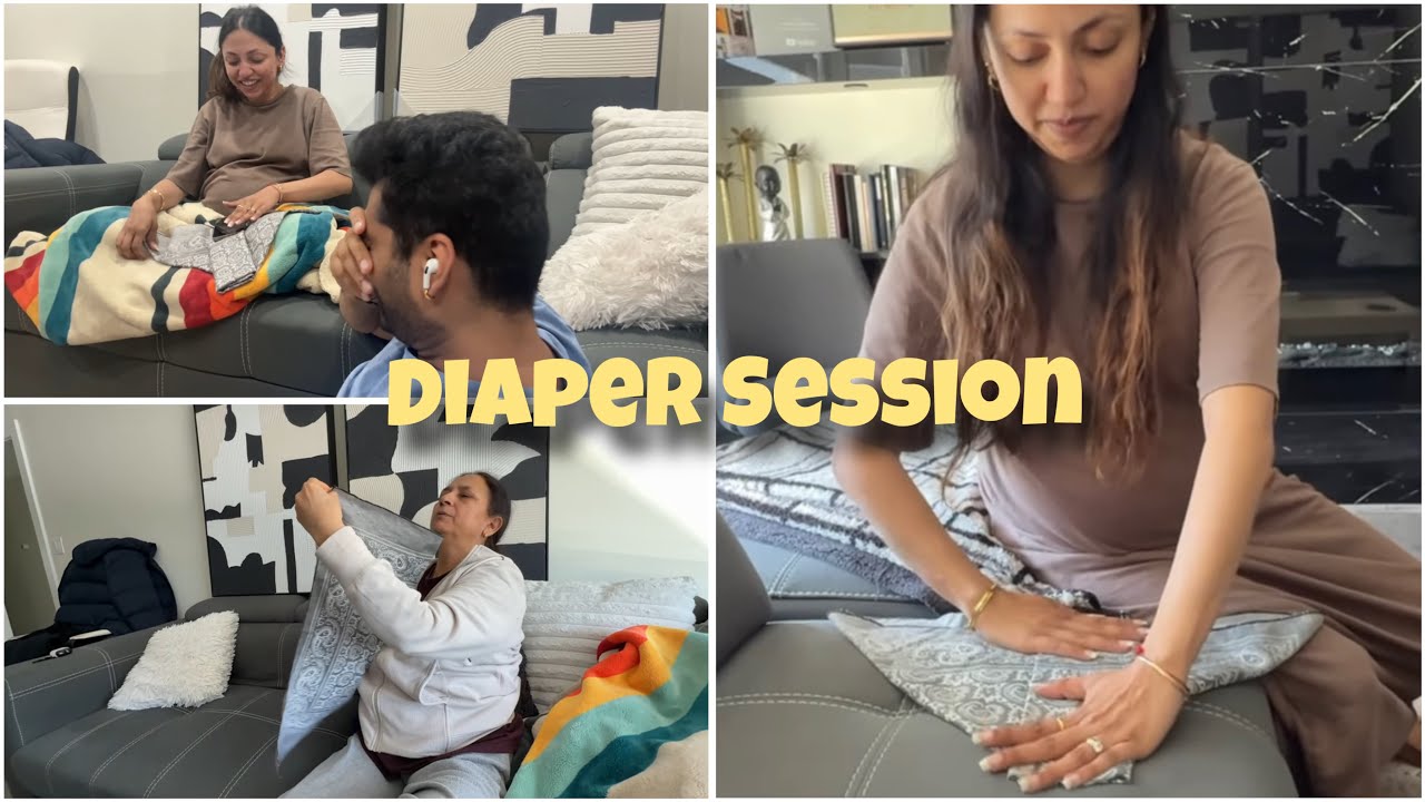 Cloth diaper challenge time | Kitchen garden shopping with Uncle ...