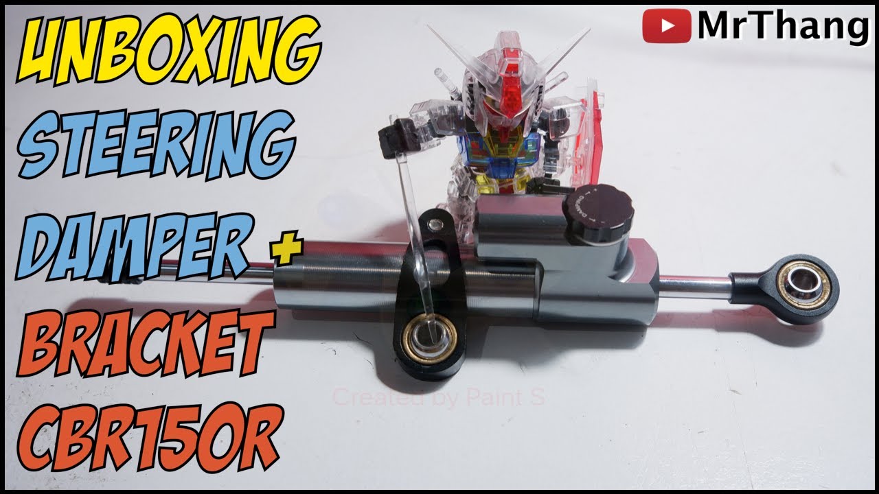 Steering Damper dan Bracket untuk CBR150R | Stabilizer Stang CBR150R ...