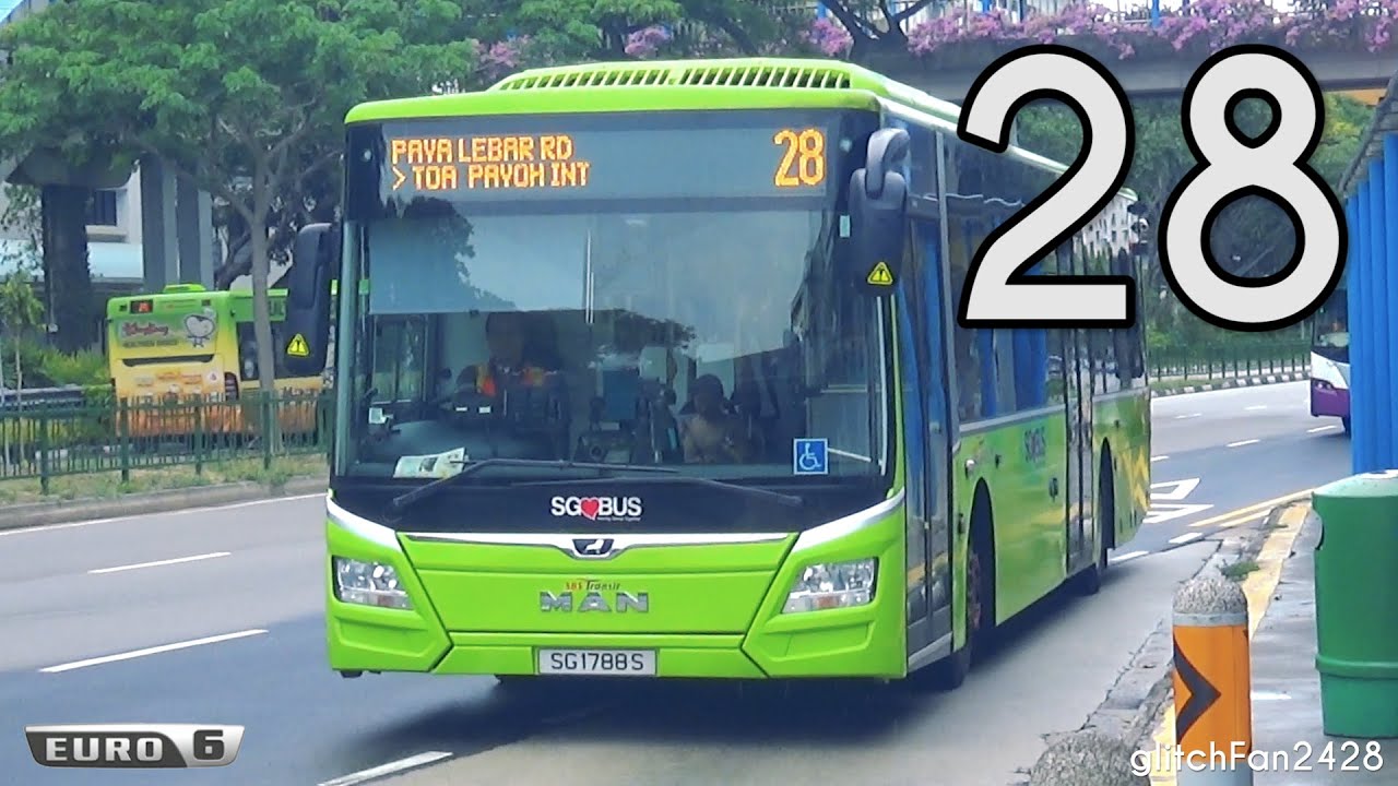 [SBST] Debut - SG1788S on Service 28 - MAN NL323F A22 Euro 6 Gemilang ...