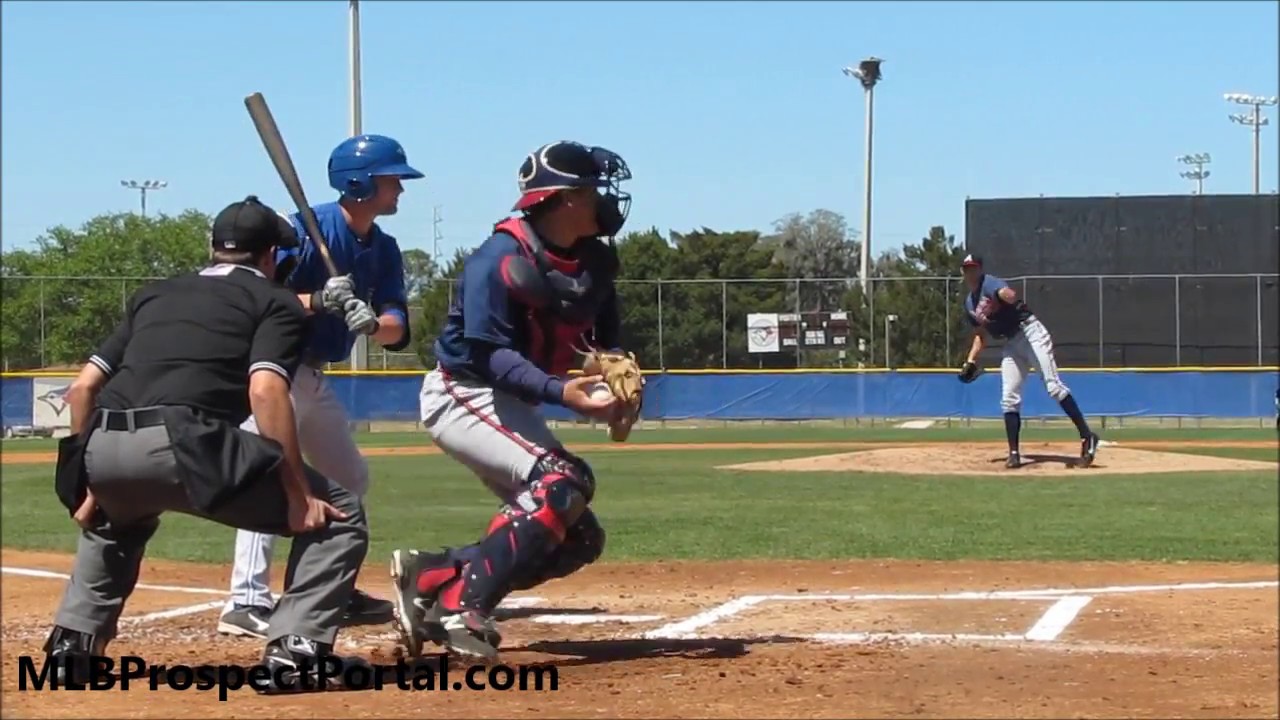Jesse Biddle strikes out a batter - Atlanta Braves prospect (LHP) - YouTube