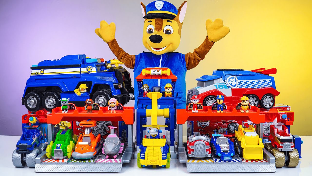 Paw Patrol toys collection unboxing ASMR | New Paw Patrol Big Pup ...