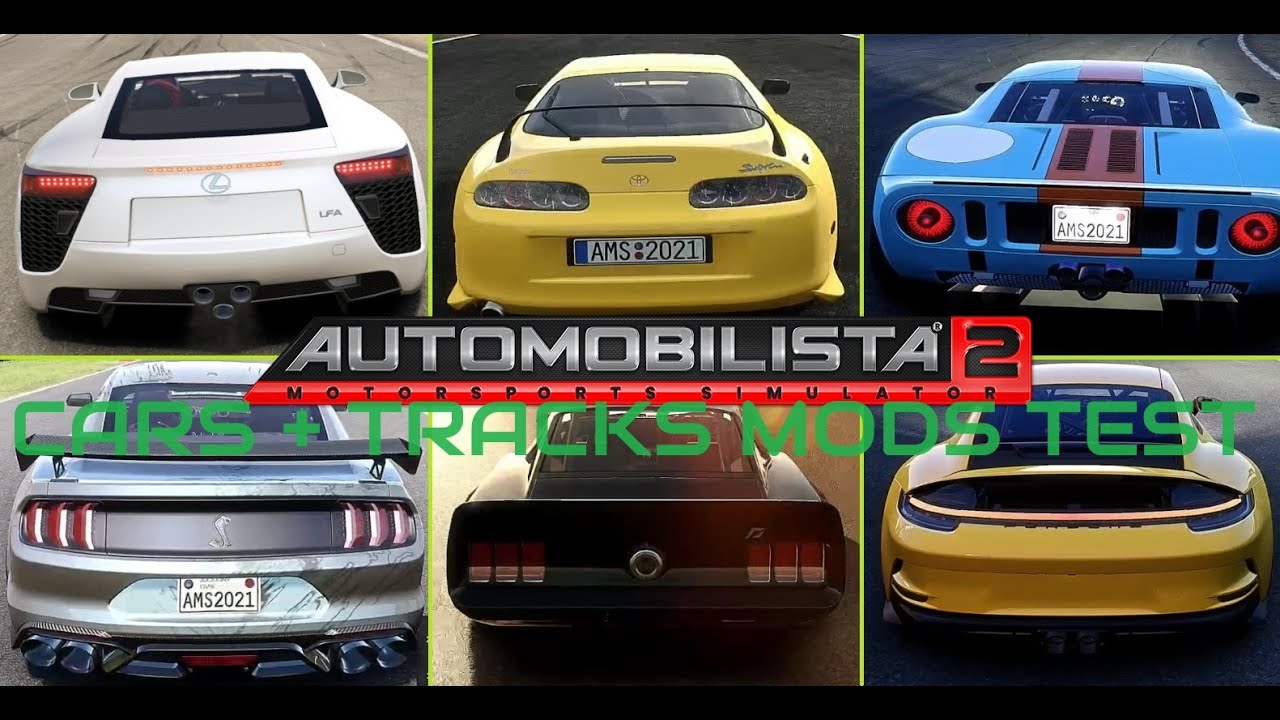 AMS2 CAR & TRACK MODS TEST - YouTube