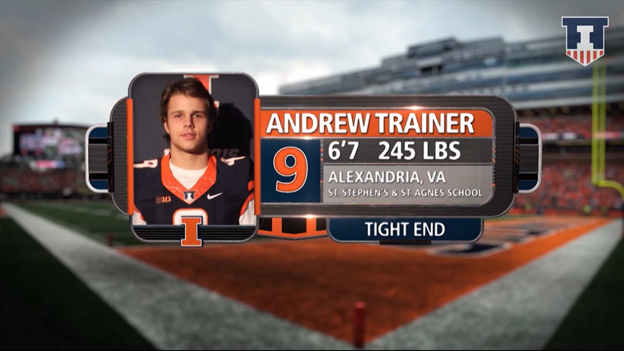 Andrew Trainer Highlights | @IlliniFootball Signing Day 2016 - YouTube