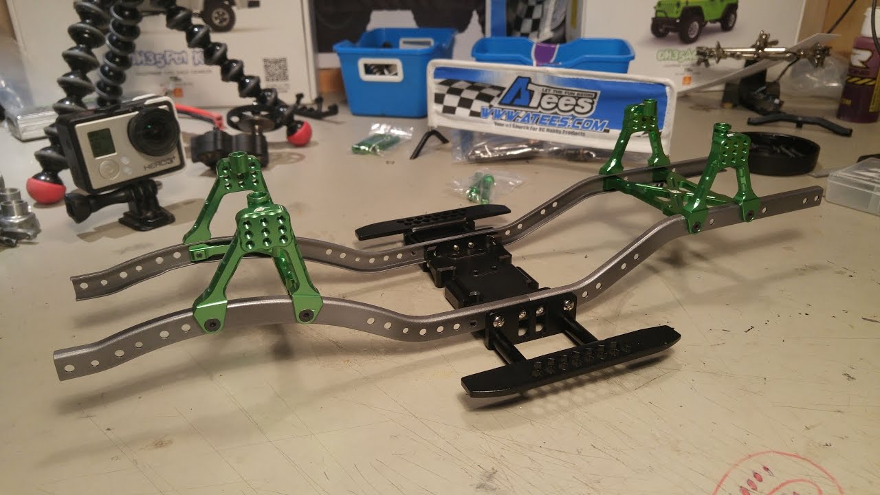 BoomRacing Short Wheelbase Chassis + RC4WD Axle + Custom Bodywork - YouTube