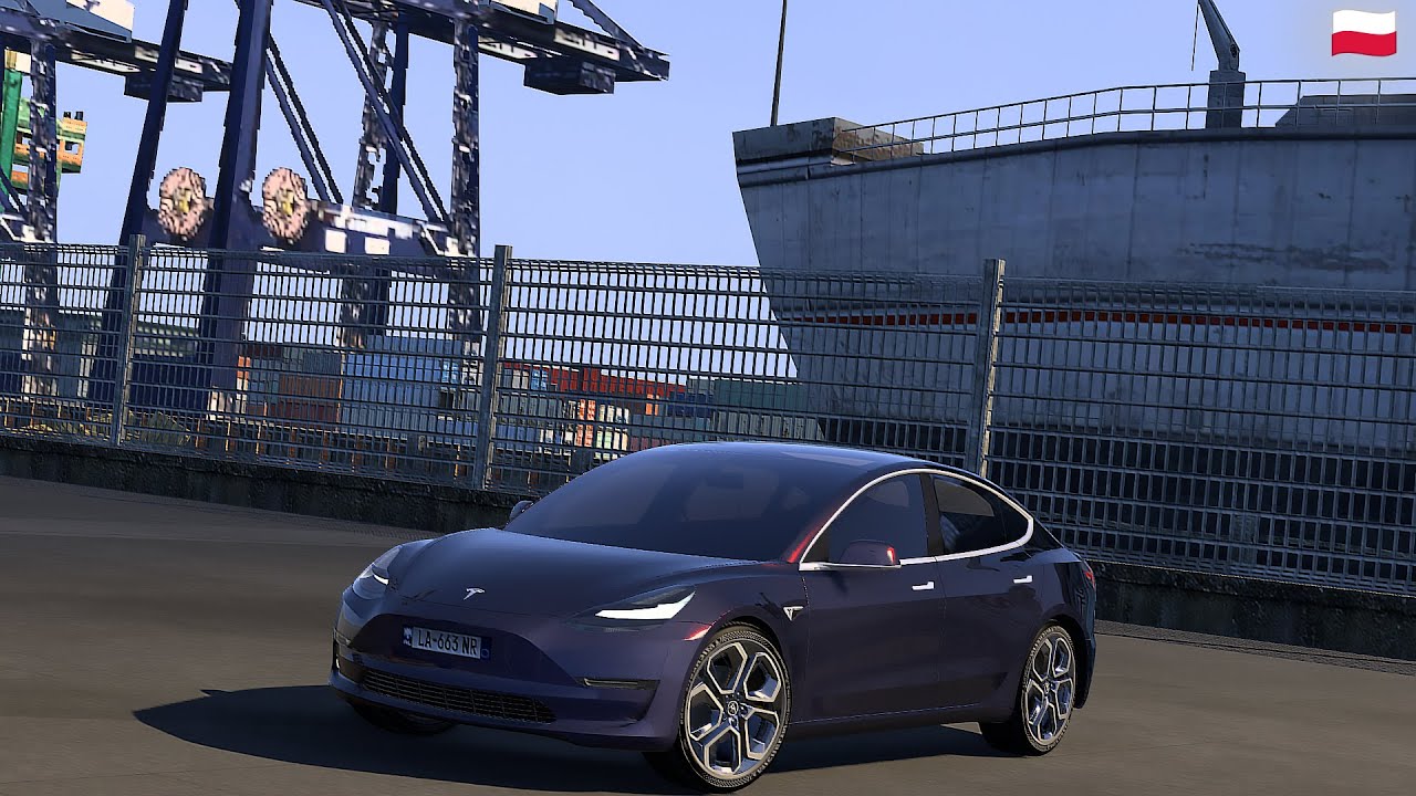 [ETS2 1.49] 2021 Tesla Model 3 Performance | Car Mod - YouTube