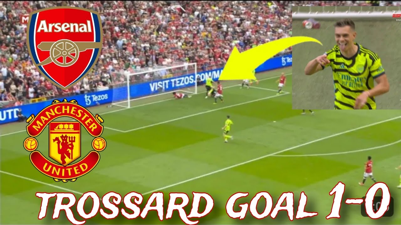 Leandro Trossard Goal | Manchester United vs Arsenal 0-1 Highlights ...