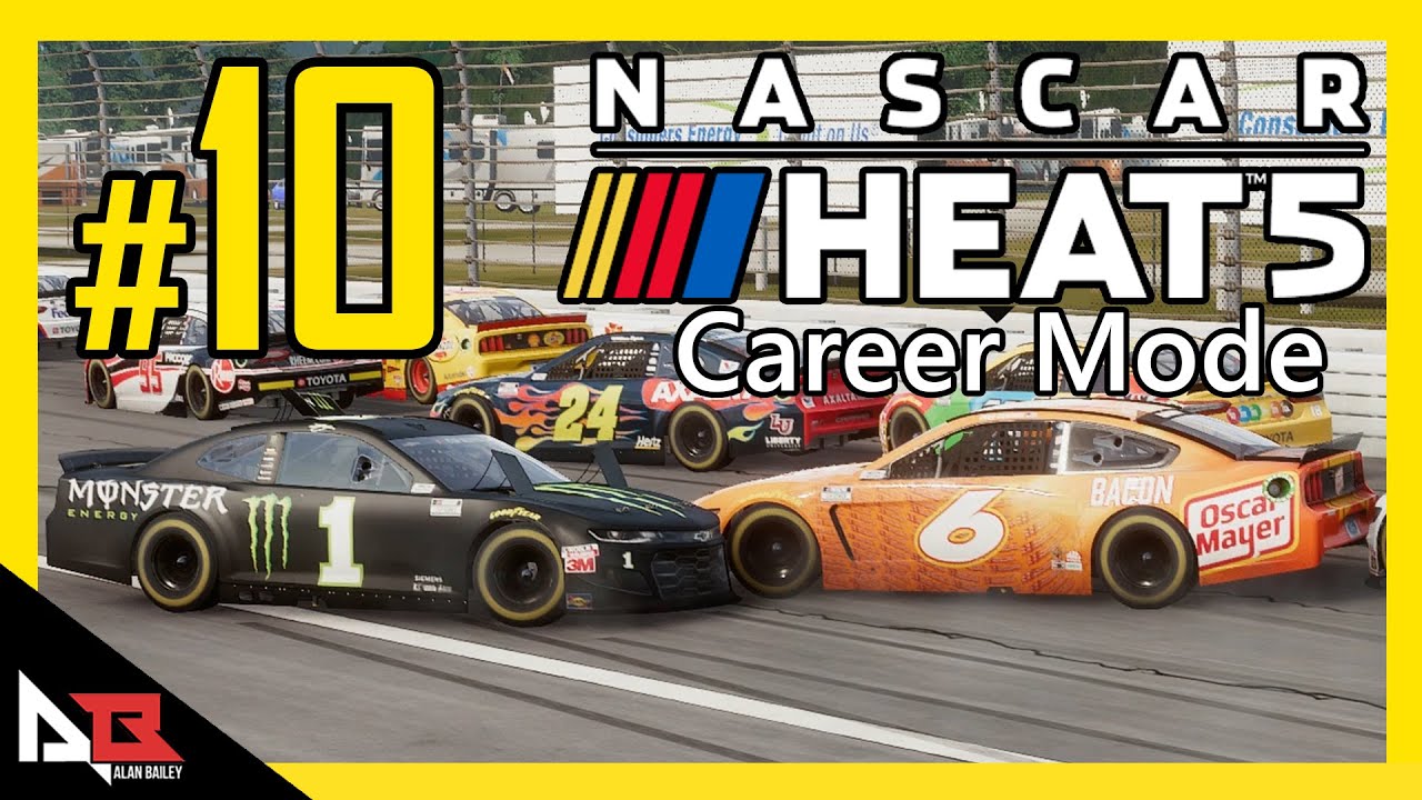 BIG ONE AT MICHIGAN! | NASCAR Heat 5 Career Mode | #10 | Michigan ...
