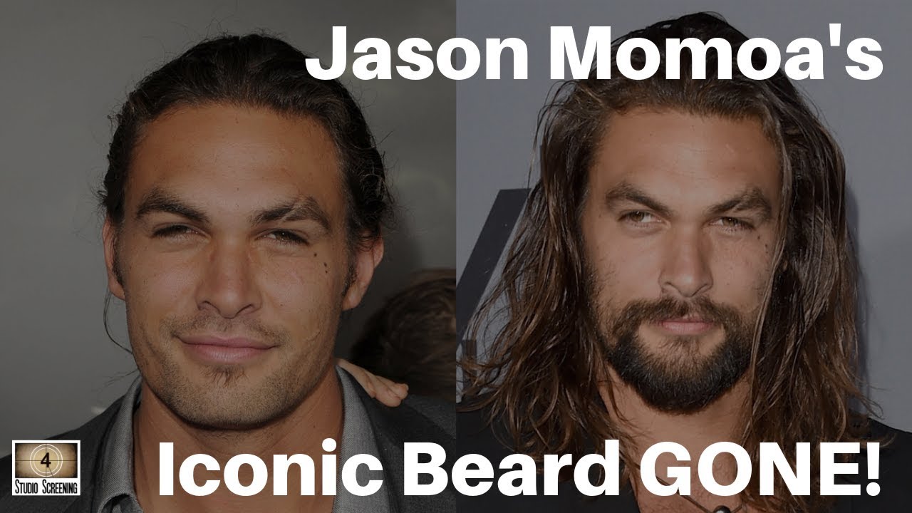 Jason Momoa's Iconic Beard is GONE! - YouTube