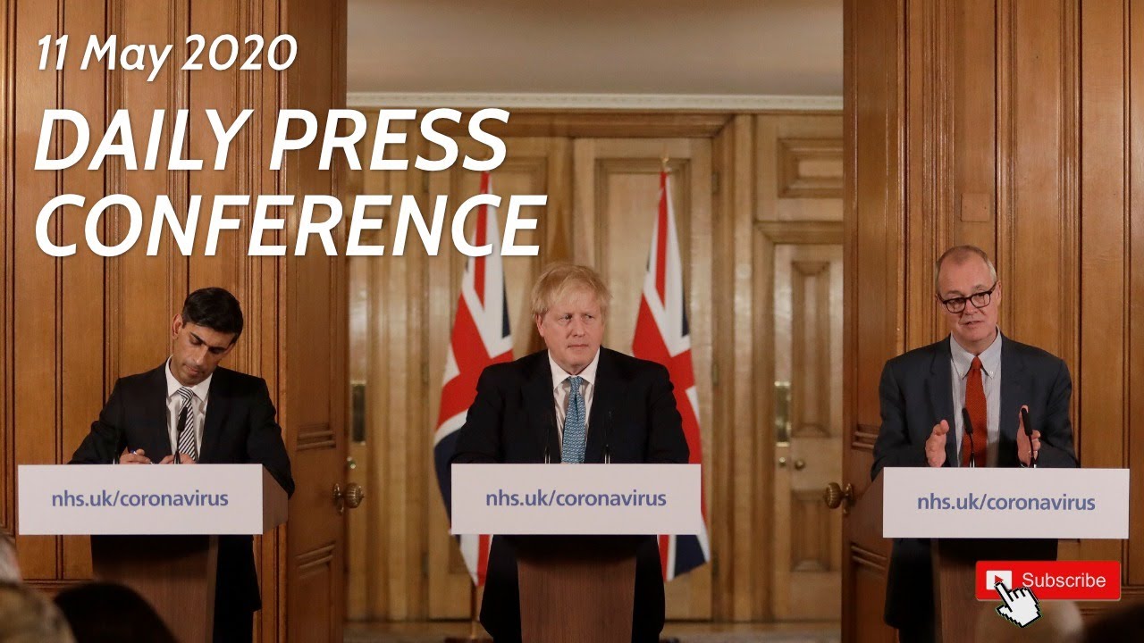 🆕Daily Press Conference UK Today's Coronavirus Briefing (May 11 2020 ...
