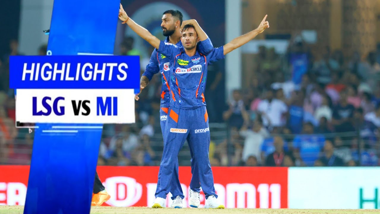 𝗟𝗦𝗚 𝘃𝘀 𝗠𝗜 𝗺𝗮𝘁𝗰𝗵-𝟲𝟯 𝗛𝗶𝗴𝗵𝗹𝗶𝗴𝗵𝘁𝘀 | 𝗜𝗽𝗹 𝗵𝗶𝗴𝗵𝗹𝗶𝗴𝗵𝘁𝘀 𝟮𝟬𝟮𝟯 | 𝗺𝗶 𝘃𝘀 𝗹𝘀𝗴 𝟮𝟬𝟮𝟯 ...