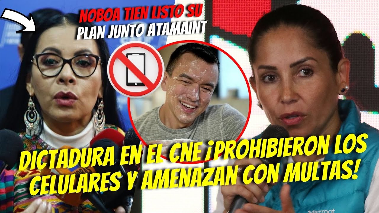 DICTADURA EN EL CNE ¡PROHIBIERON LOS CELULARES Y AMENAZAN CON MULTAS! - YouTube