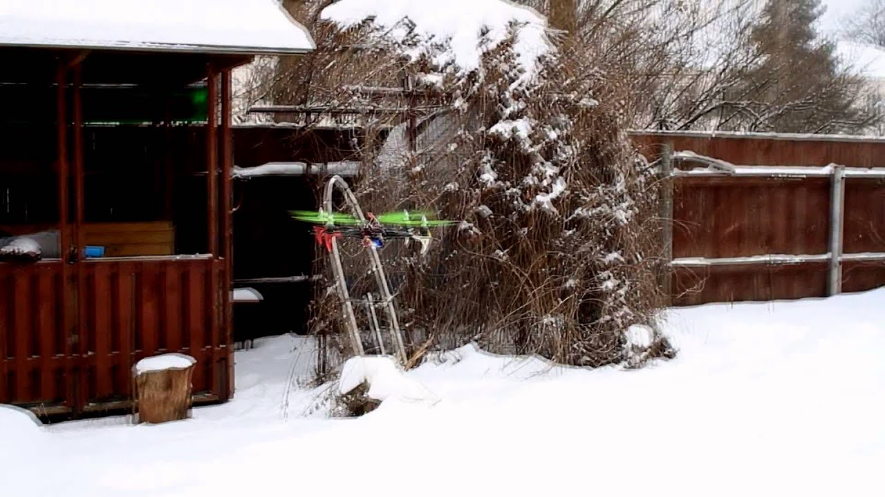 Secon flight on KK2.0, quadrocopter(f450) - YouTube