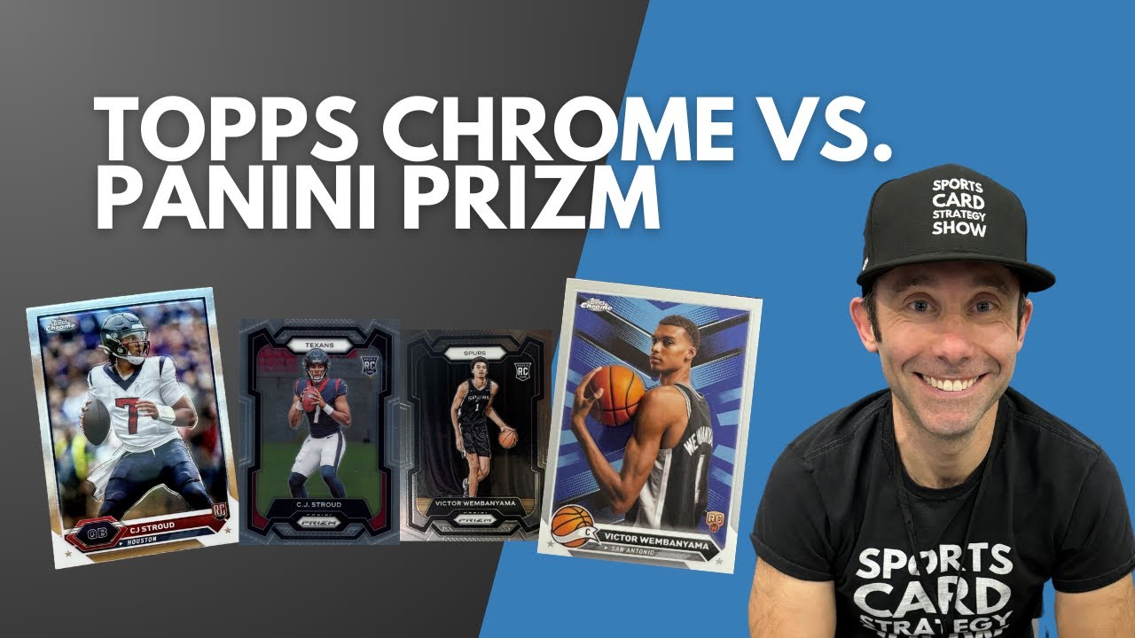 Top 5 Sports Cards To Buy Raw & Grade! Topps Chrome vs. Panini Prizm ...