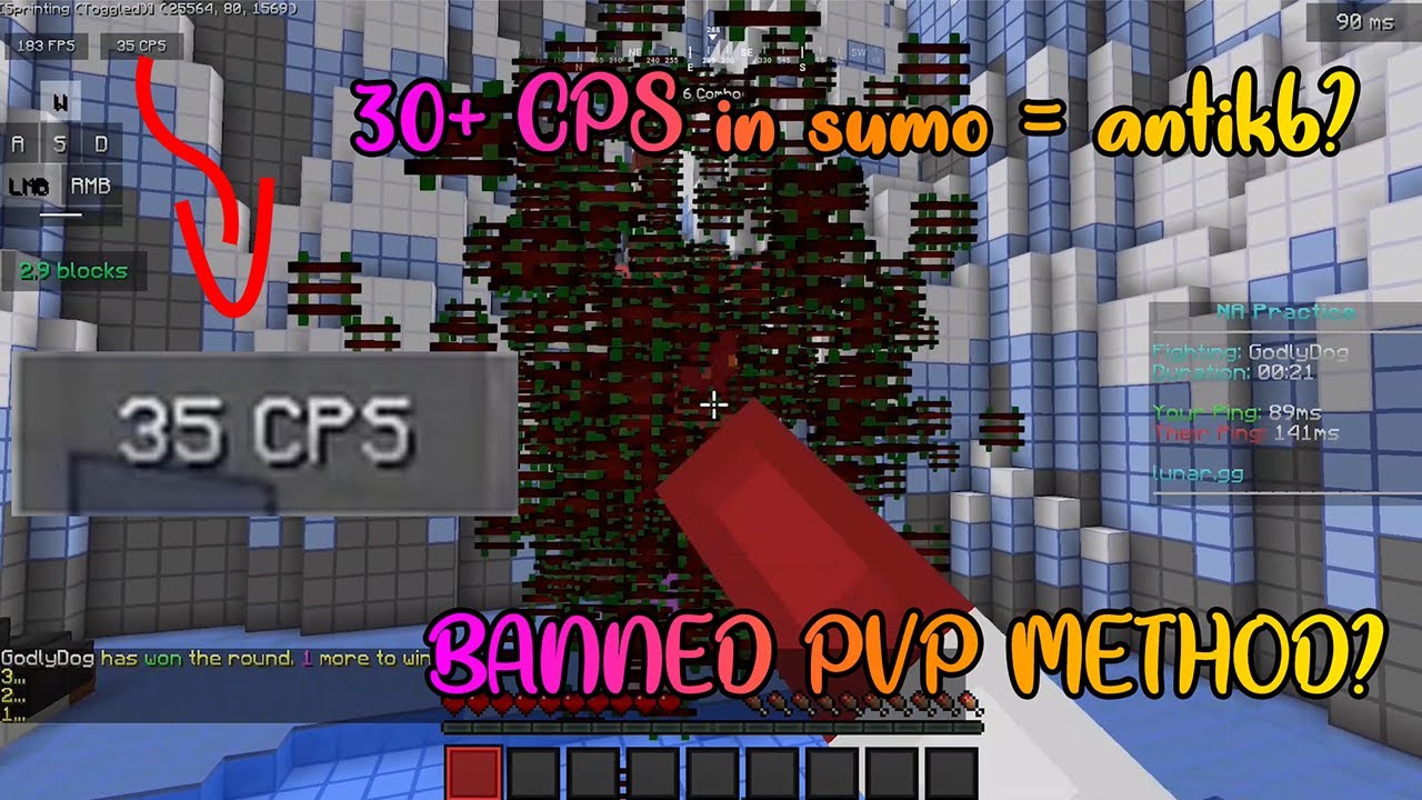 Reducing KnockBack with 30+ CPS | Mouse Sound ASMR? - YouTube