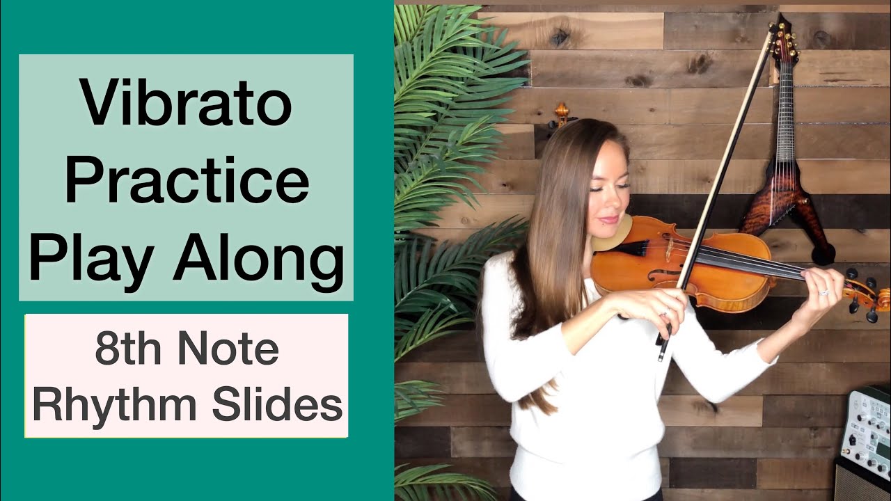 How To Vibrato: Step 3 - 8th Note Rhythm Slides - YouTube