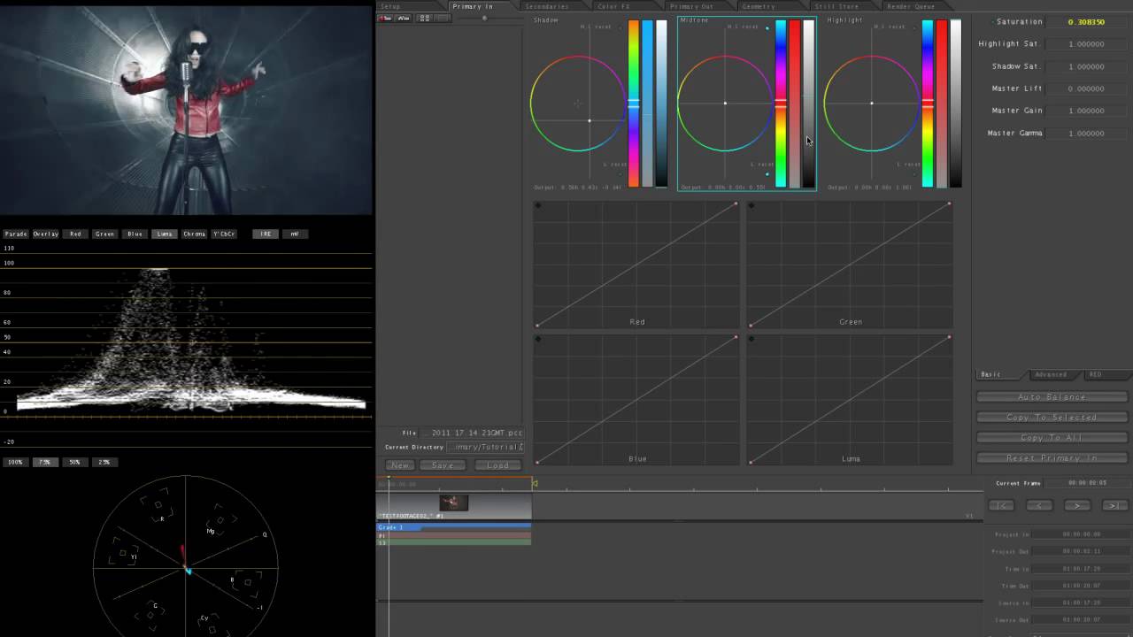 Apple Color - Music Video Color Grading Tutorial - YouTube