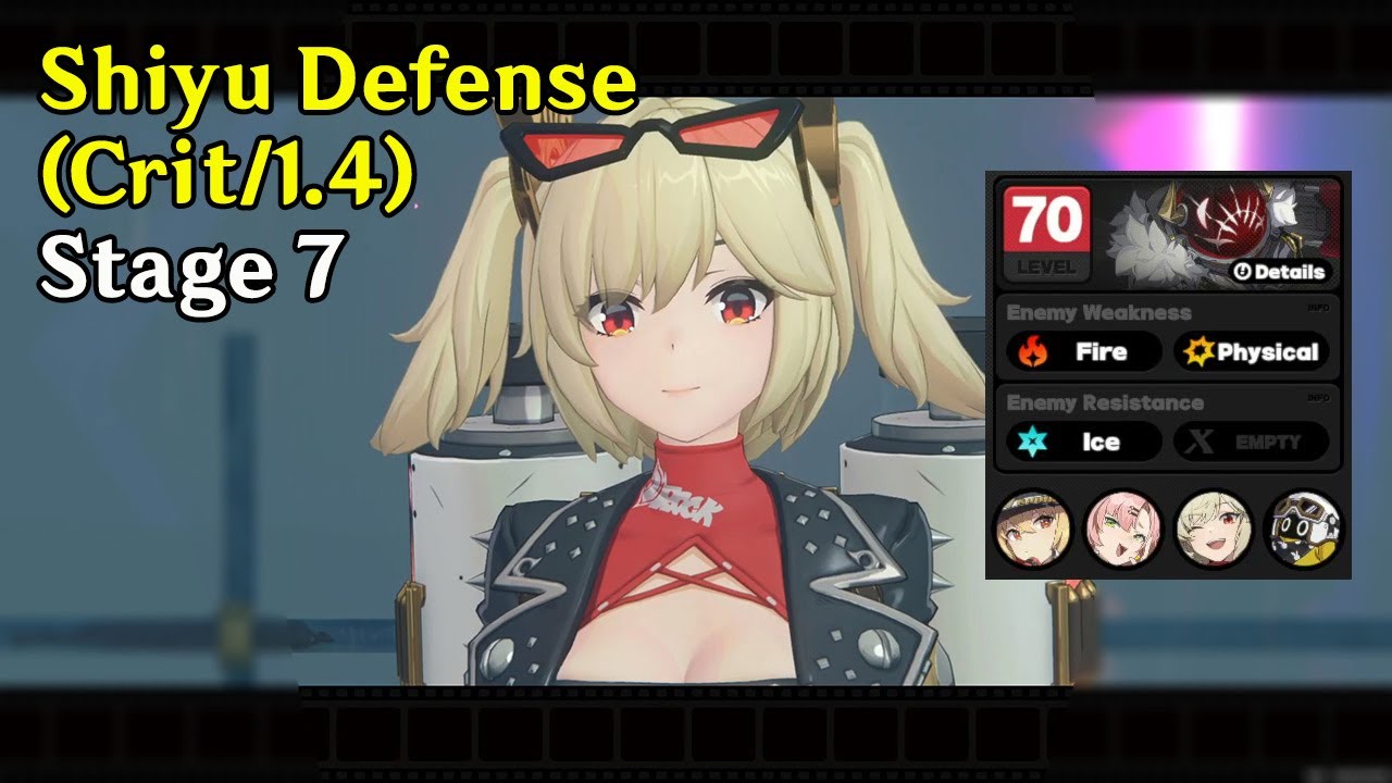 Shiyu Defense (Critical/1.4) Stage 7 - Burnice M2 crit build ft. Nicole ...