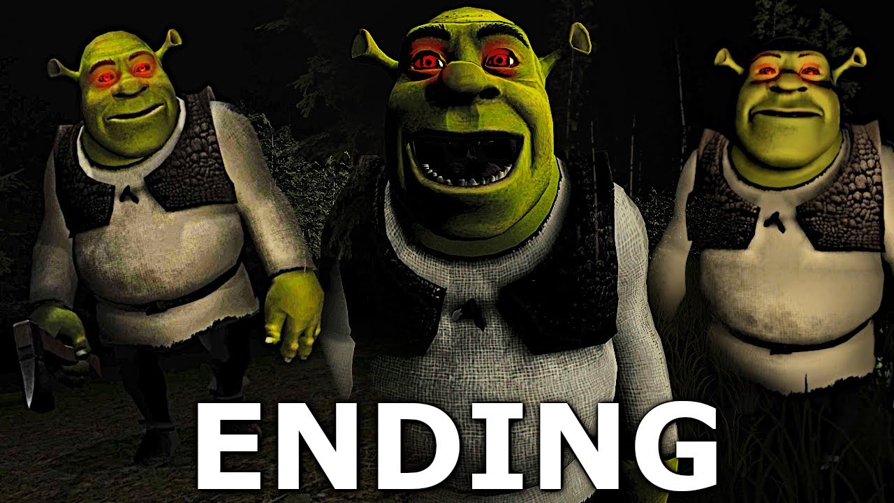 [BEST SHREK HORROR GAME] Shrek In The Woods - Full Walkthrough Gameplay ...
