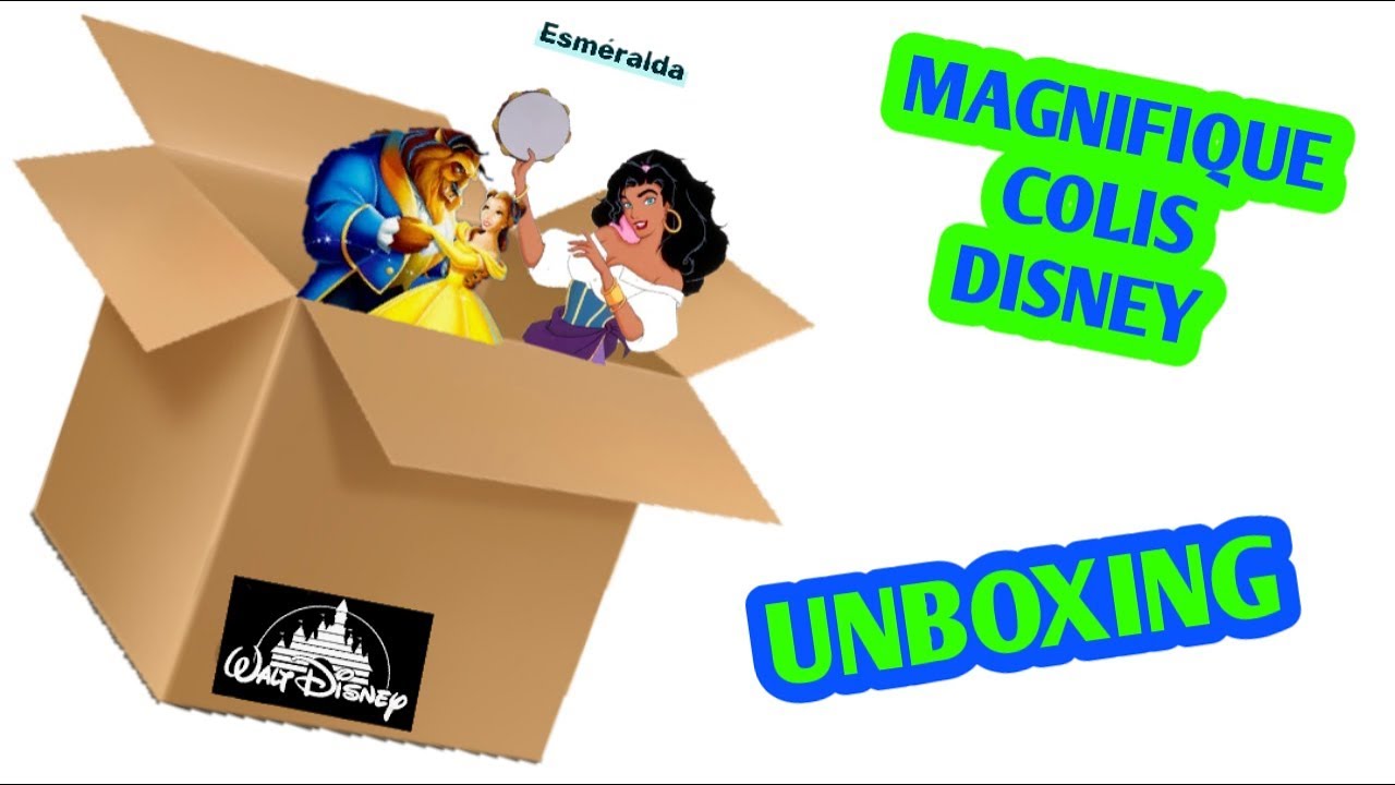 OUVERTURE D'UN SUPER COLIS DISNEY - YouTube