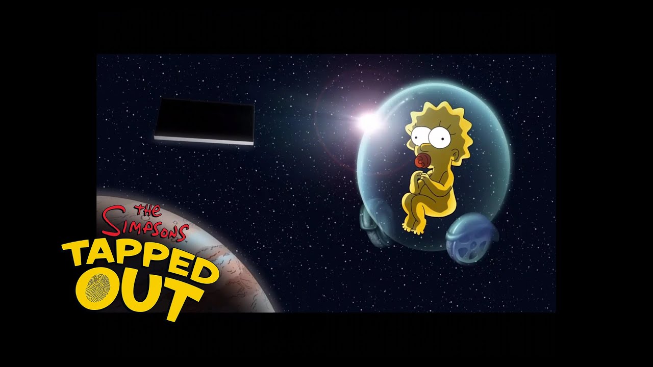 The Simpsons Tapped Out - Maggie End Cut Scene - who is sky finger ...