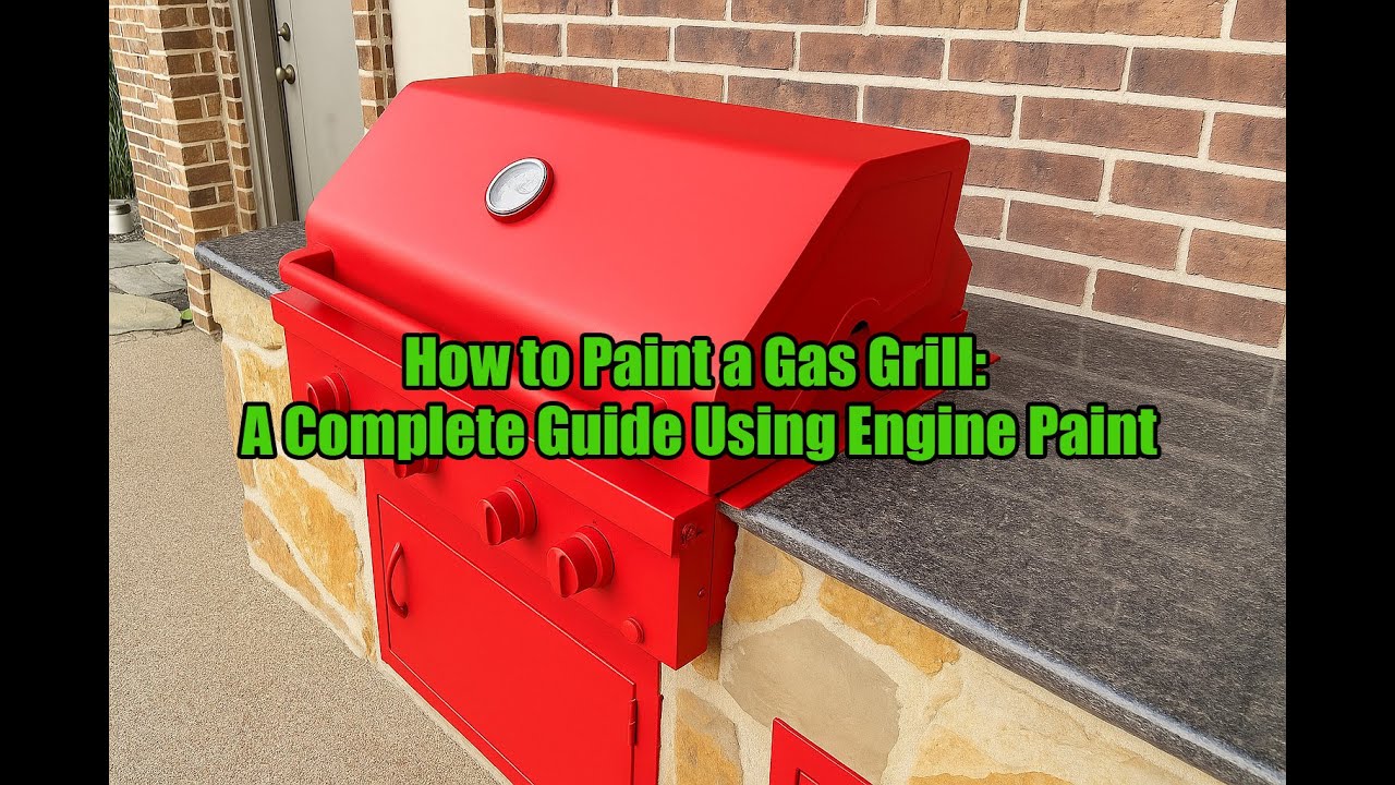 How to Paint a Gas Grill A Complete Guide Using Engine Paint - YouTube