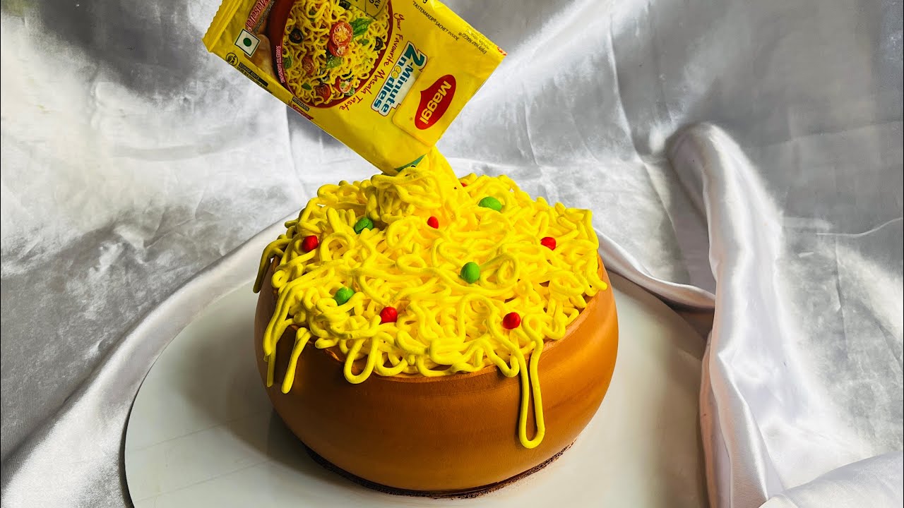 Maggi cake || খুব সহজে বাড়িতে বানিয়ে ফেলুন ম্যাগি কেক - YouTube