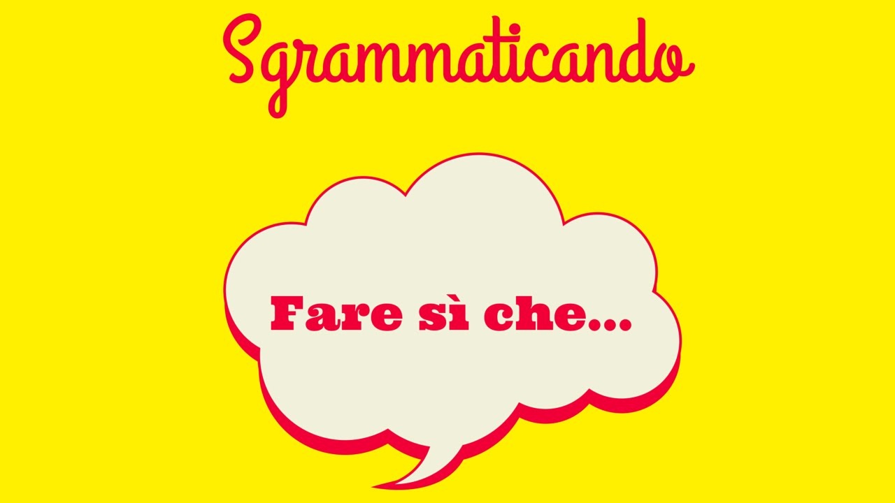 FAR SÌ CHE - YouTube