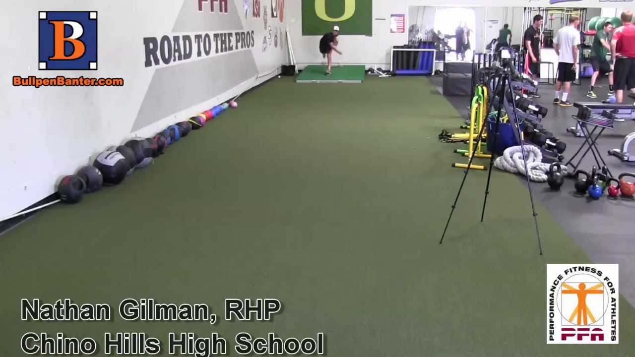 NATHAN GILMAN PROSPECT VIDEO, RHP, CHINO HILLS HIGH SCHOOL - YouTube