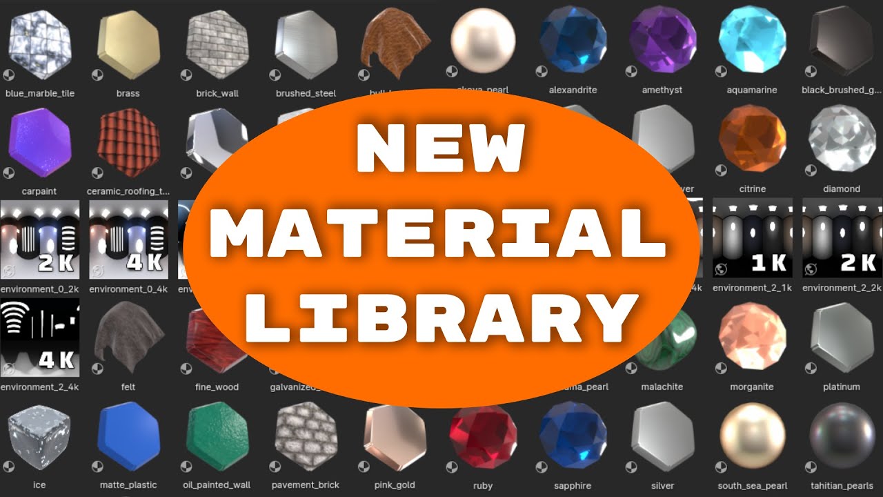 Blender Material Library Upgrade - YouTube
