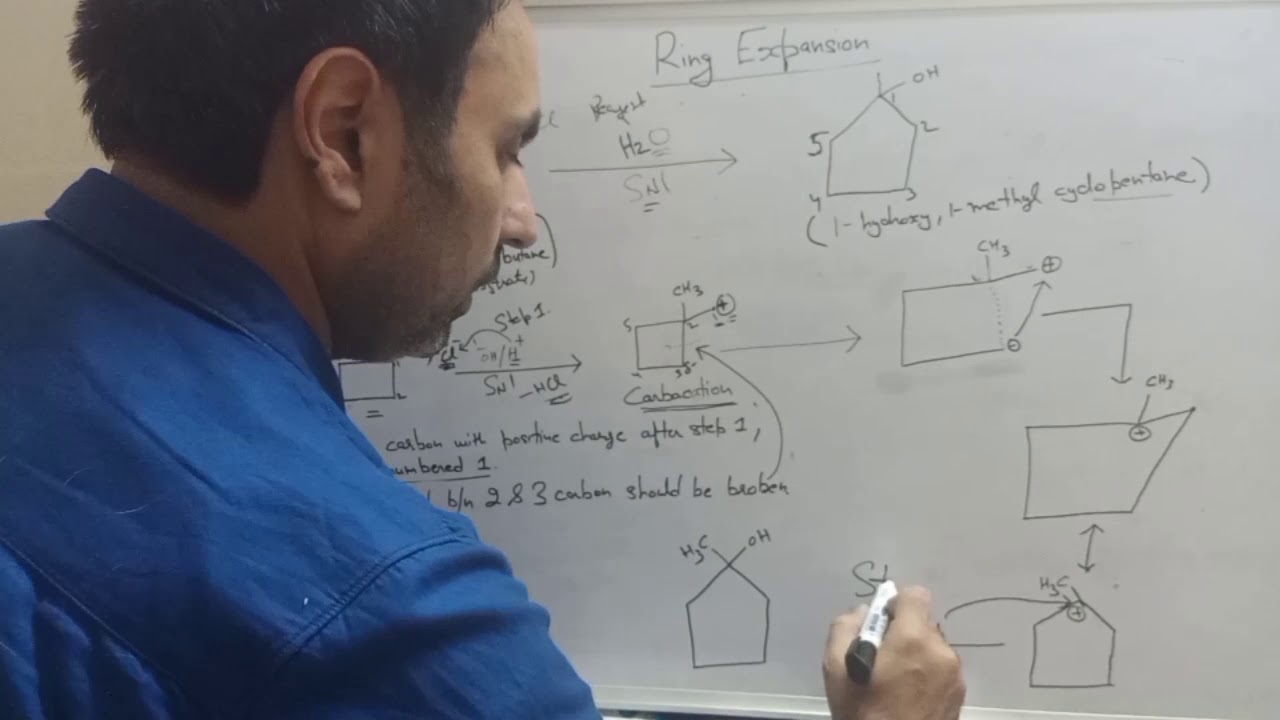 Ring expansion organic chemistry - YouTube