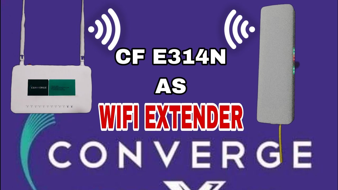 COMFAST CF-E314N AS WIFI EXTENDER IN CONVERGE - YouTube