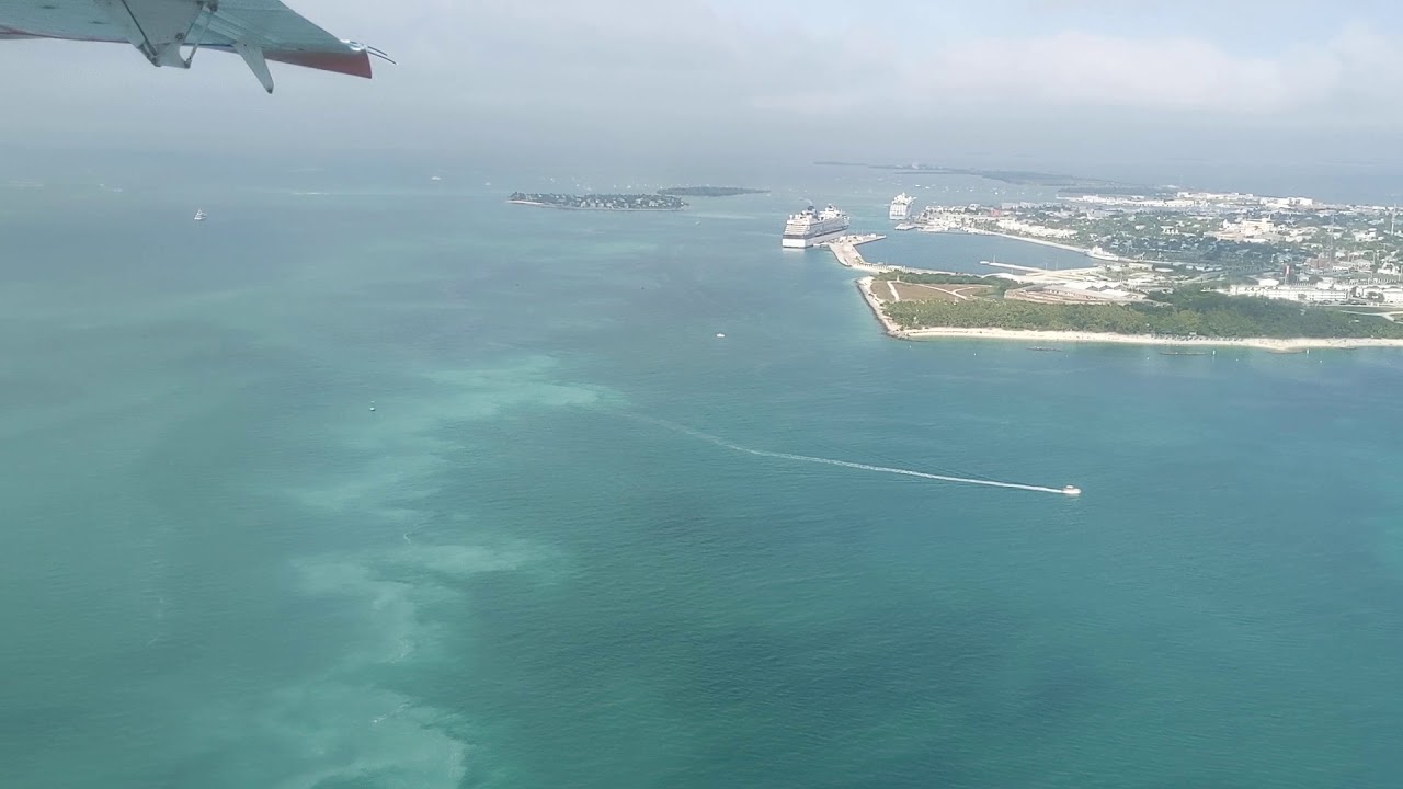 Seaplane Flying by Key West, Florida - YouTube