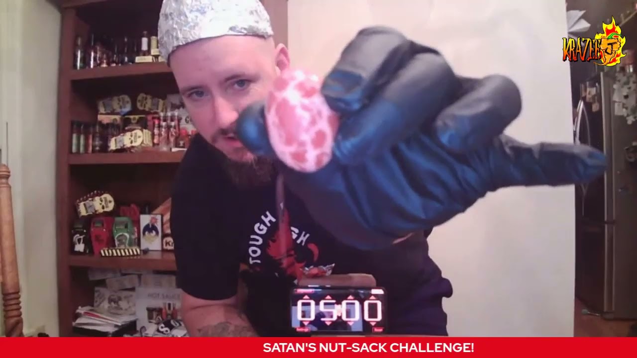 SATAN'S NUT SACK CHALLENGE - YouTube