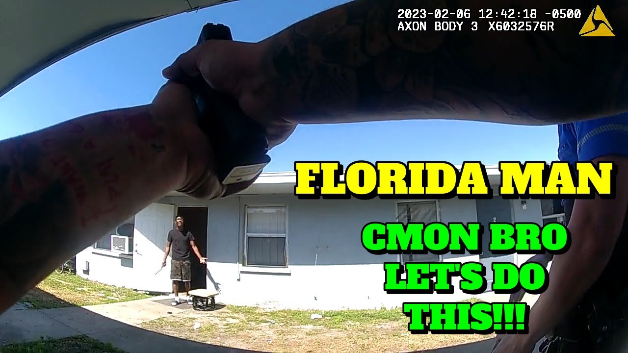 Florida Man Challenges The Cops!!! Sarasota, Florida - February 6, 2023 ...