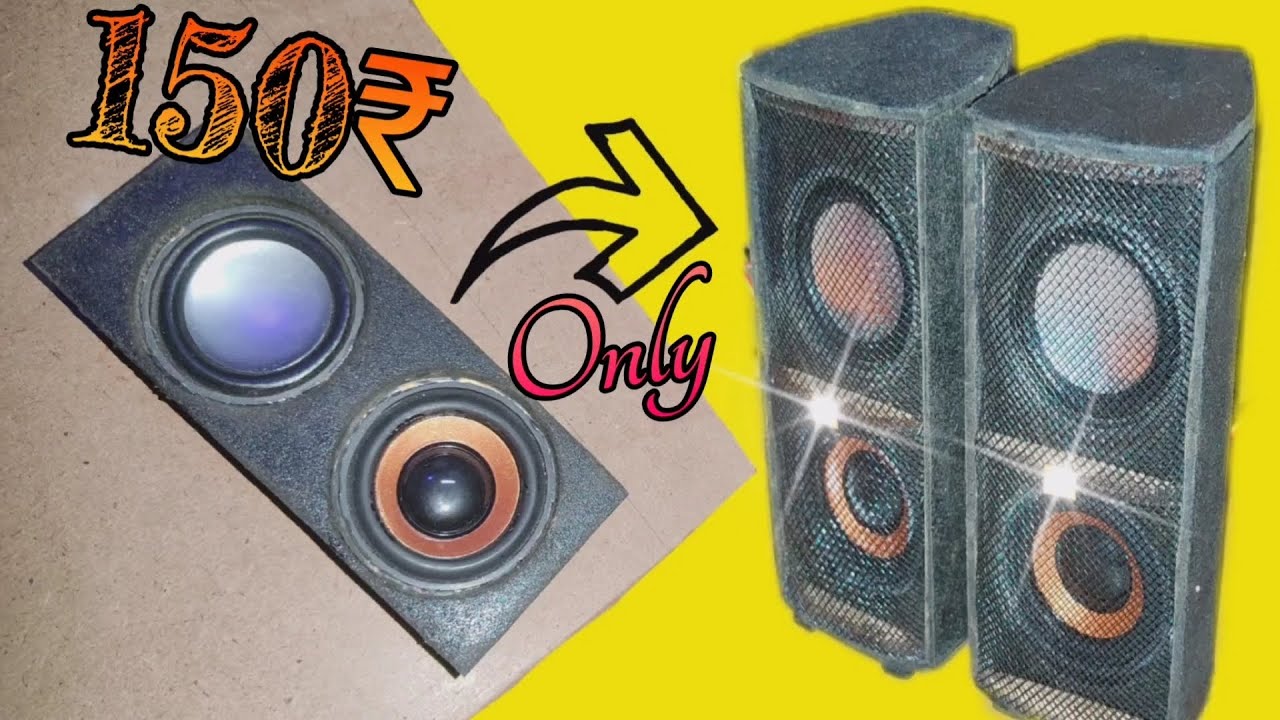 how to make Mini JBL Box at home || 3watt ×2 in one box || JBL box ...