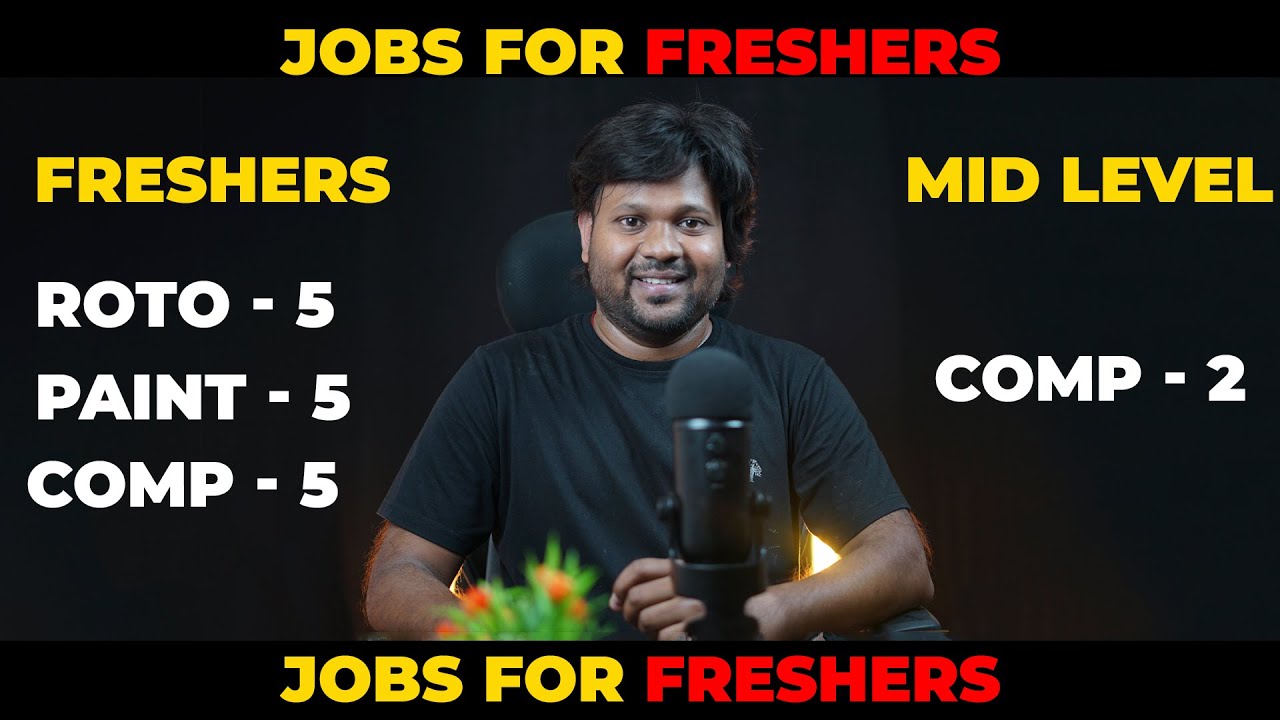VFX JOBS FOR FRESHERS ROTO,PAINT,COMP - YouTube