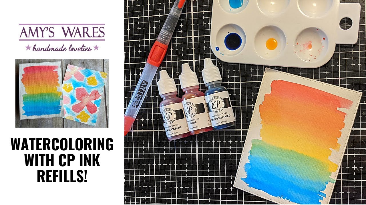 Stretch your supplies and watercolor with those gorgeous CP Ink Refills ...