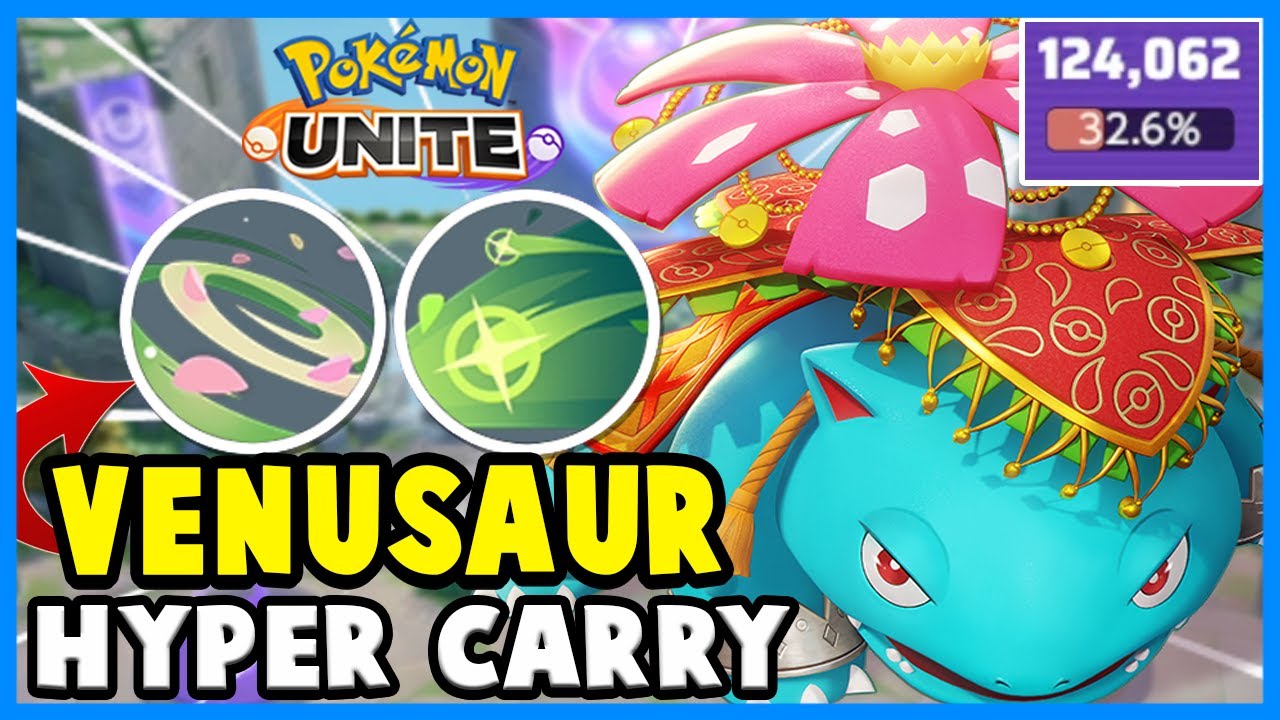 124,000 DAMAGE! VENUSAUR CAN HYPER CARRY YOUR WHOLE TEAM! | Pokemon ...
