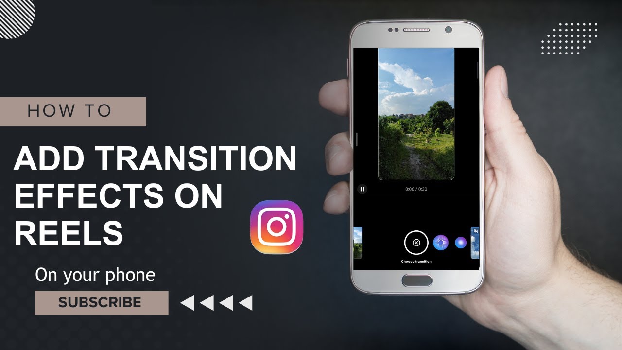 How to Add Transition on Instagram Reels - YouTube