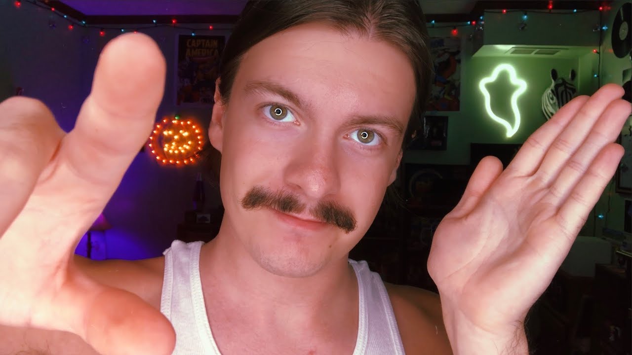 [ASMR] Painting Your Face with Imaginary Paint & Paintbrushes | Visual ...