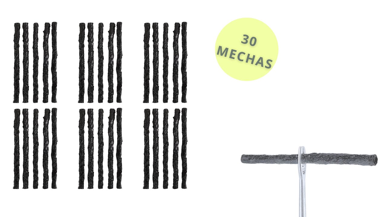 IBRIQO® 30 Mechas de Recambio para Kit Reparación Pinchazos Bicicleta ...