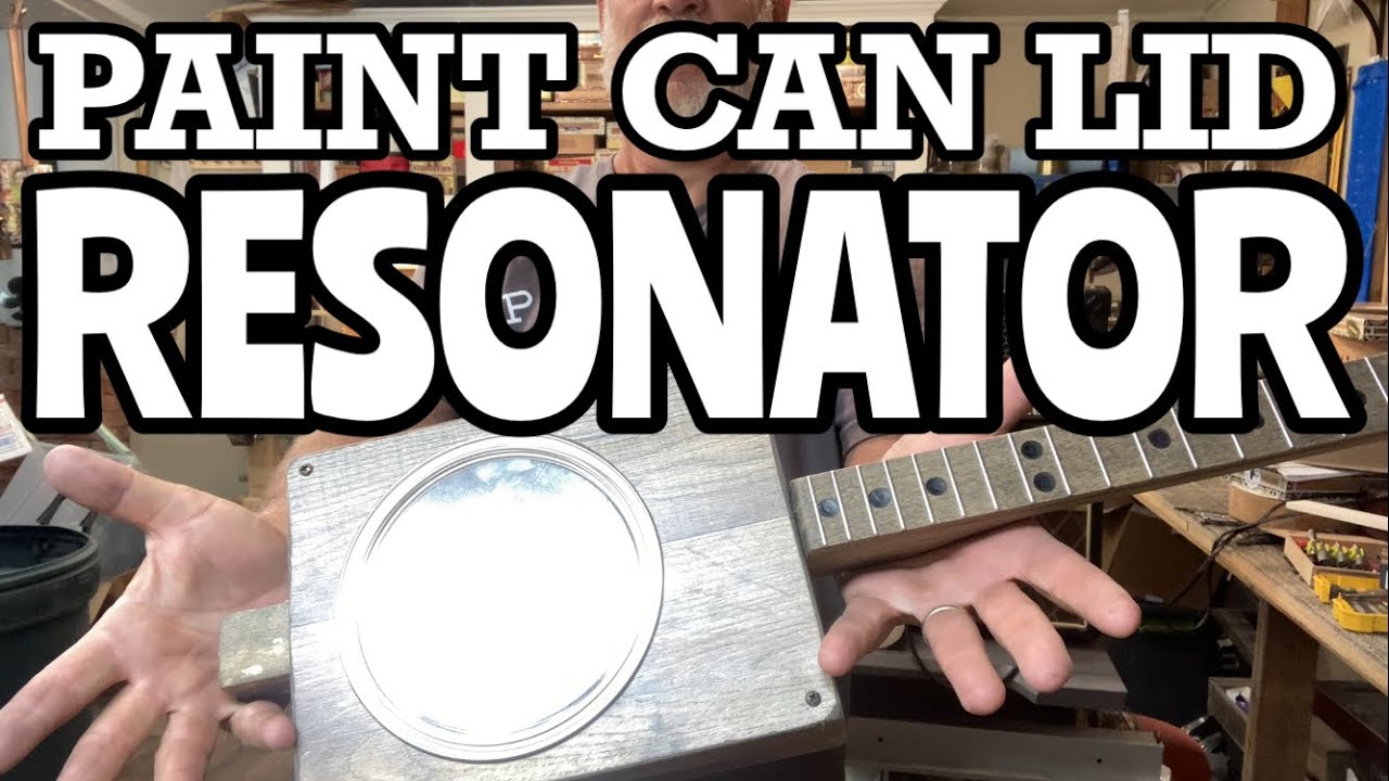 Paint Can Lid Resonator - Sound Samples and the Blues Scale 😎 - YouTube