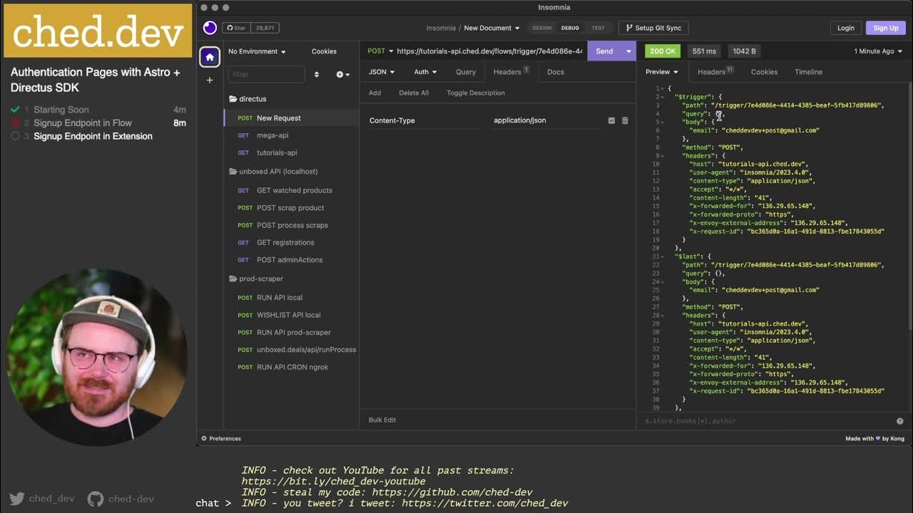 Ep5: Signup page with Directus SDK Auth + Svelte + Astro + DaisyUI - Video Tutorial Site in ...