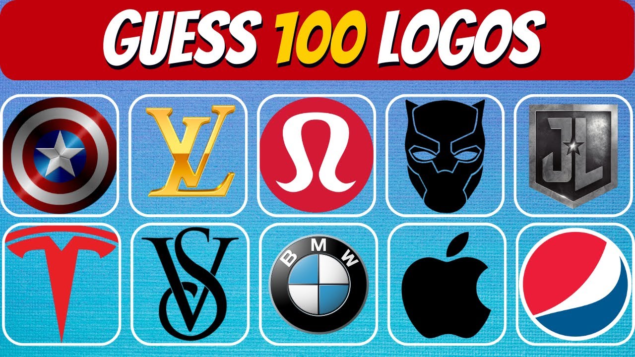 Guess the Logo in 3 Seconds | 100 Famous and Popular Logos | Logo Quiz ...