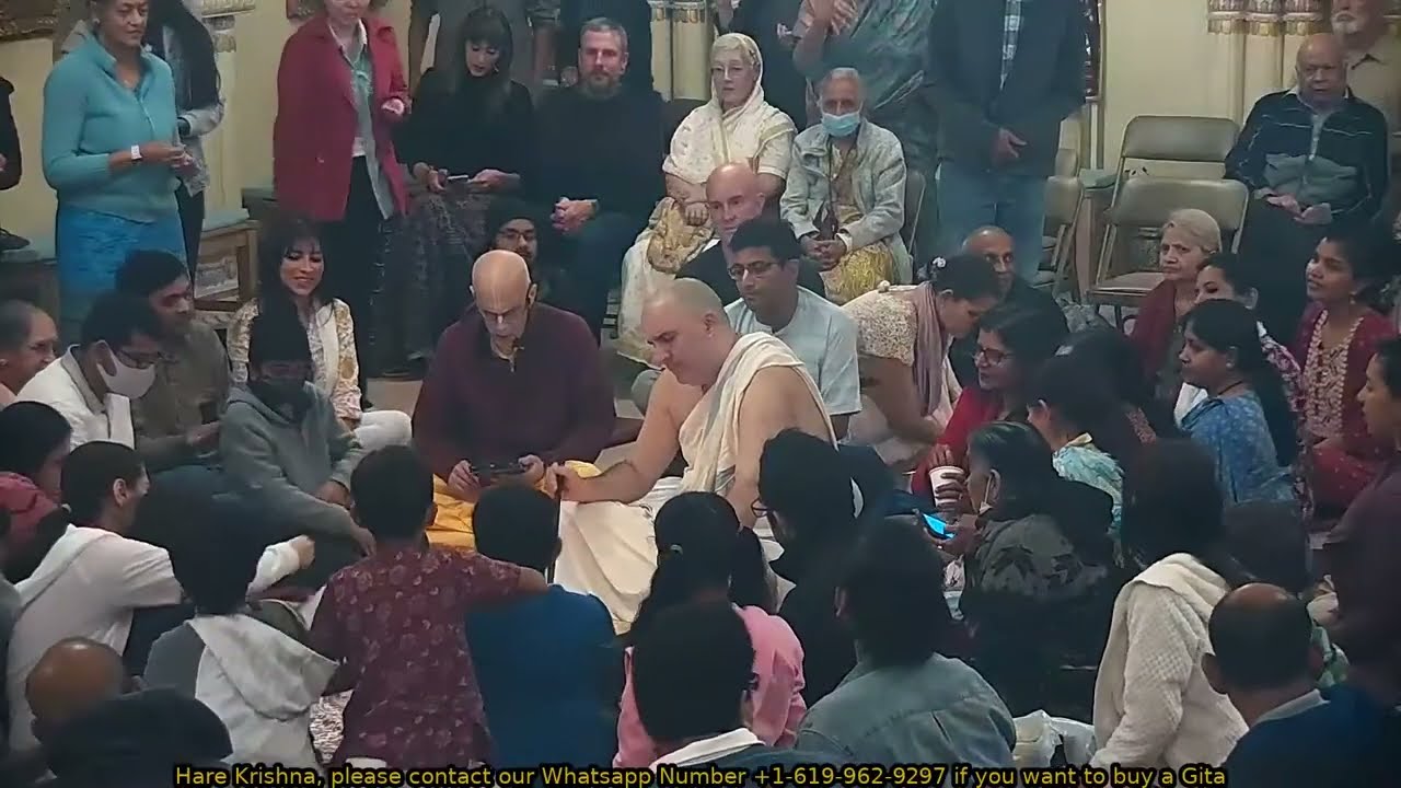 Fire Sacrifice and Kirtan Part-2 on the Advent of the Bhagavad Gita ...