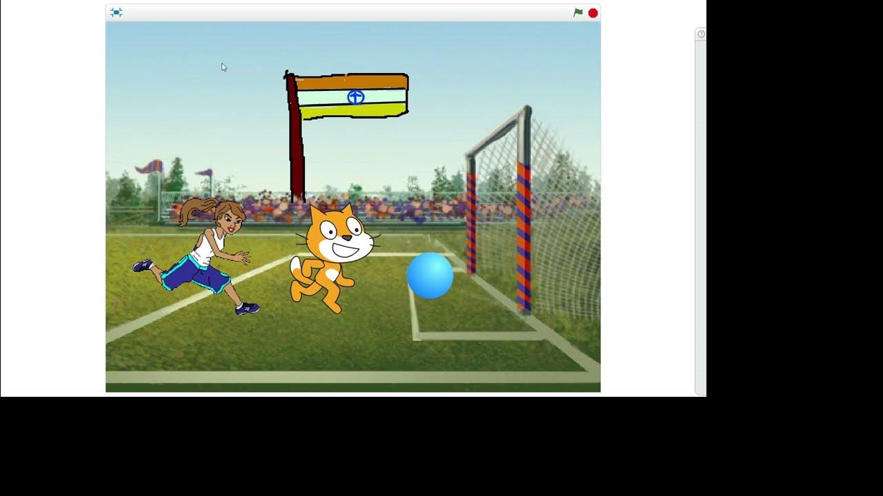 Scratch 2 Offline Editor I Football Scratch animation - YouTube