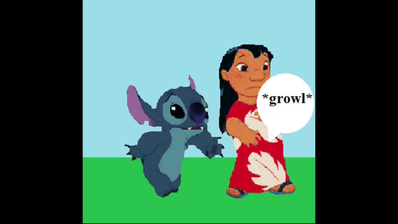 When Lilo's stomach growls - YouTube